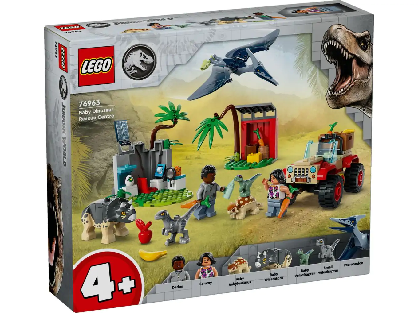 LEGO Jurassic World 76963 Reddingscentrum voor babydinosaurussen