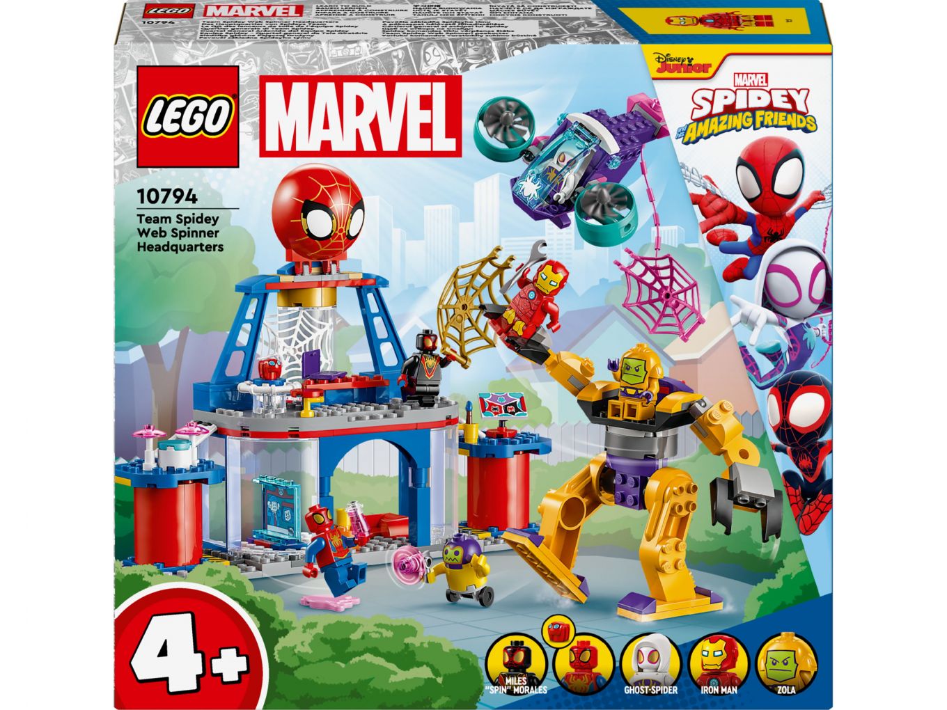 LEGO Super Heroes 10794 Team Spidey webspinner hoofdkwartier