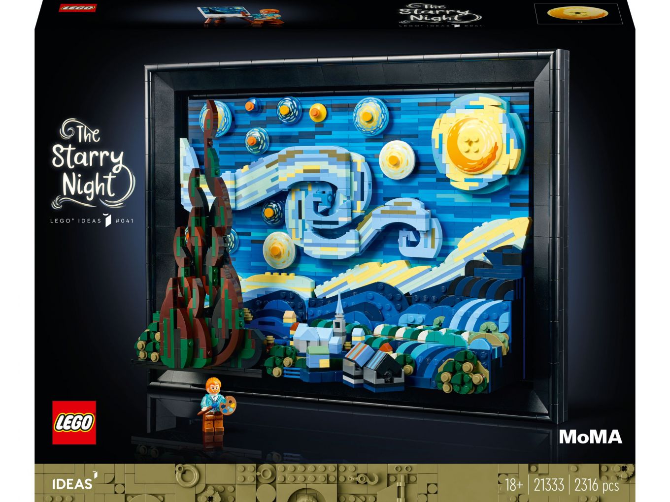 LEGO Ideas 21333 Vincent van Gogh - De sterrennacht