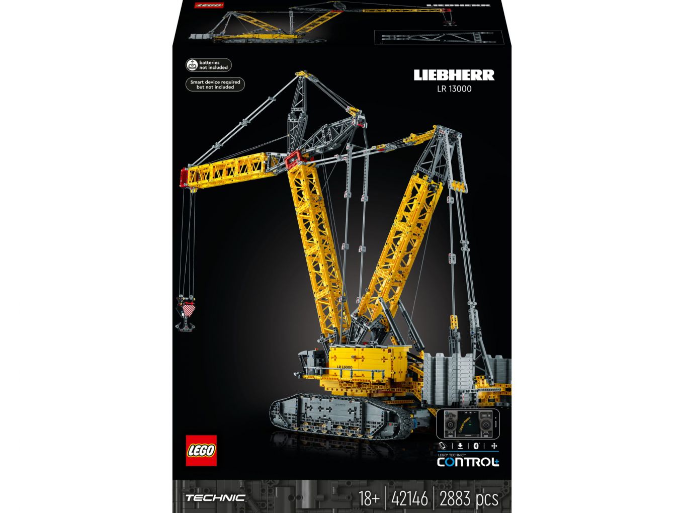 LEGO Technic 42146 Liebherr Rupsbandkraan LR 13000