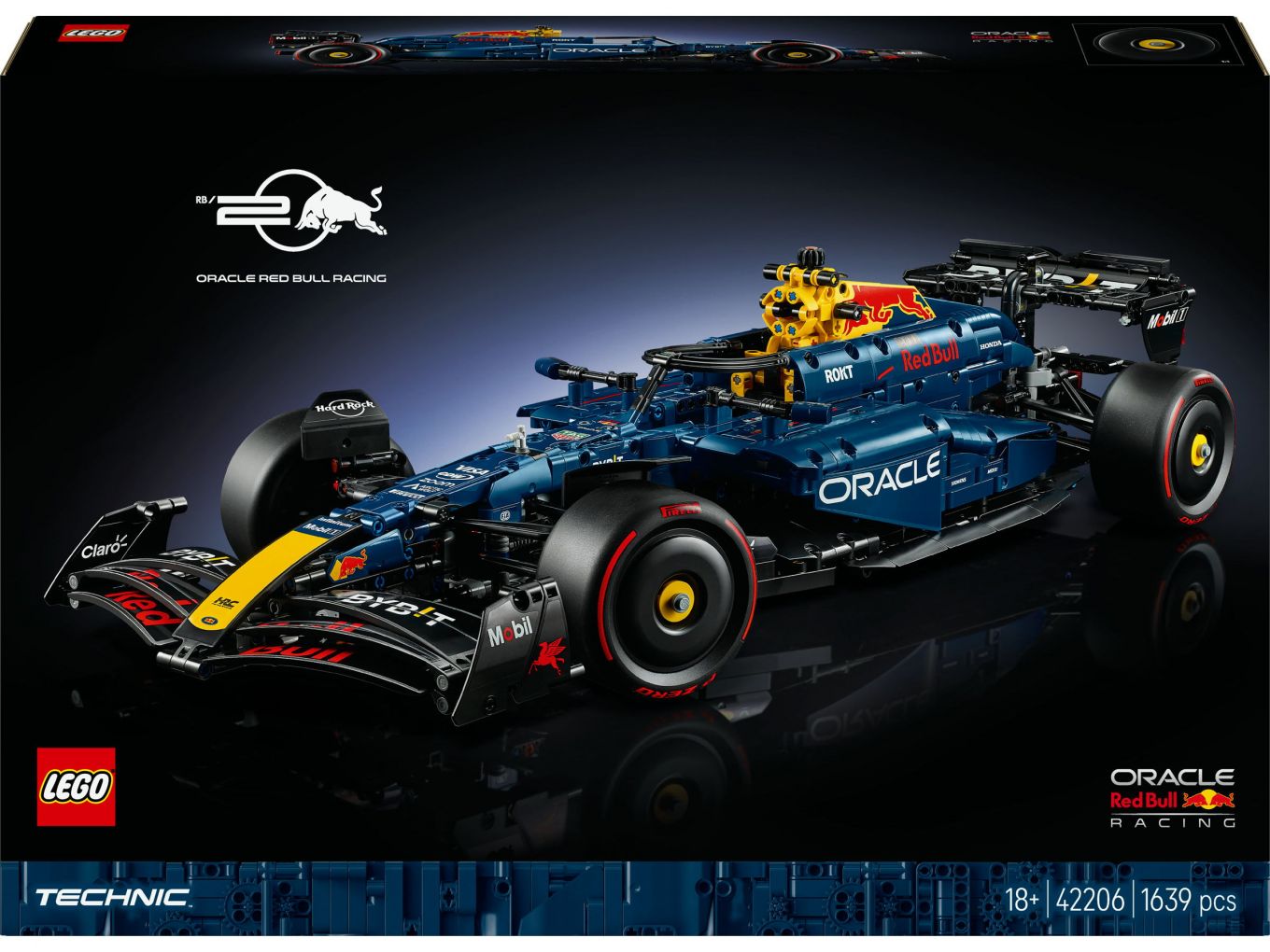 LEGO Technic 42206 Oracle Red Bull Racing RB20 F1 auto - Max